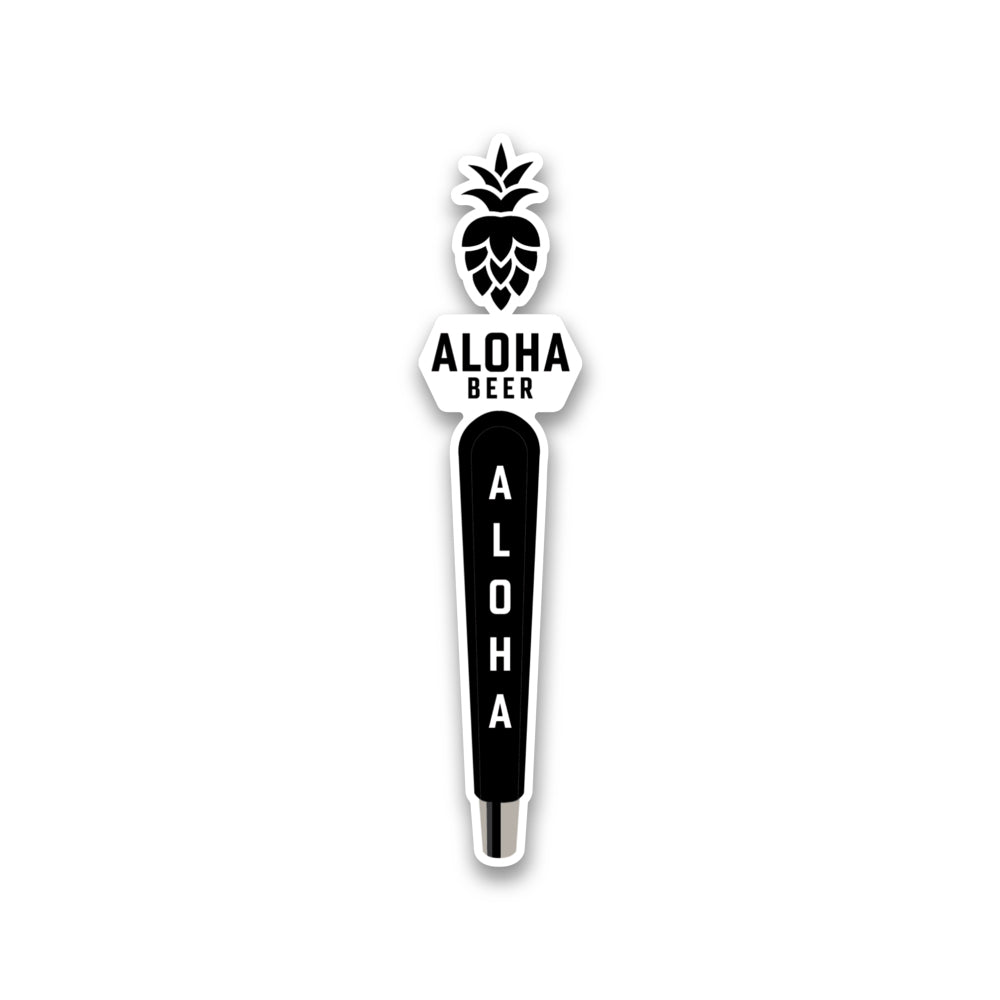Aloha Beer Tap Handle Sticker
