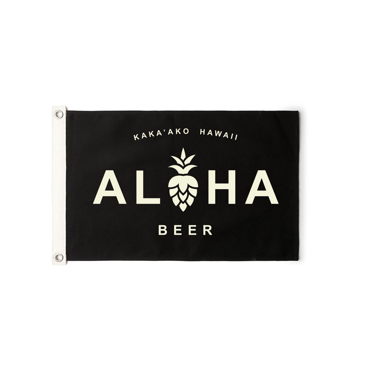 Aloha Beer Canvas Flag
