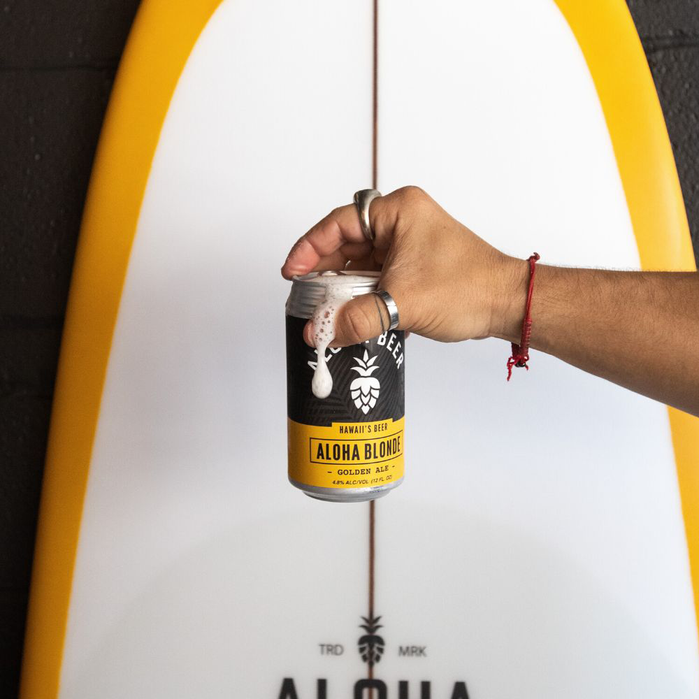 Aloha Beer - Blondie Surfboard