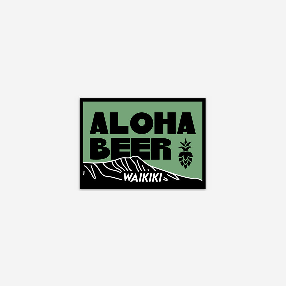 Aloha Beer Waikiki Sticker